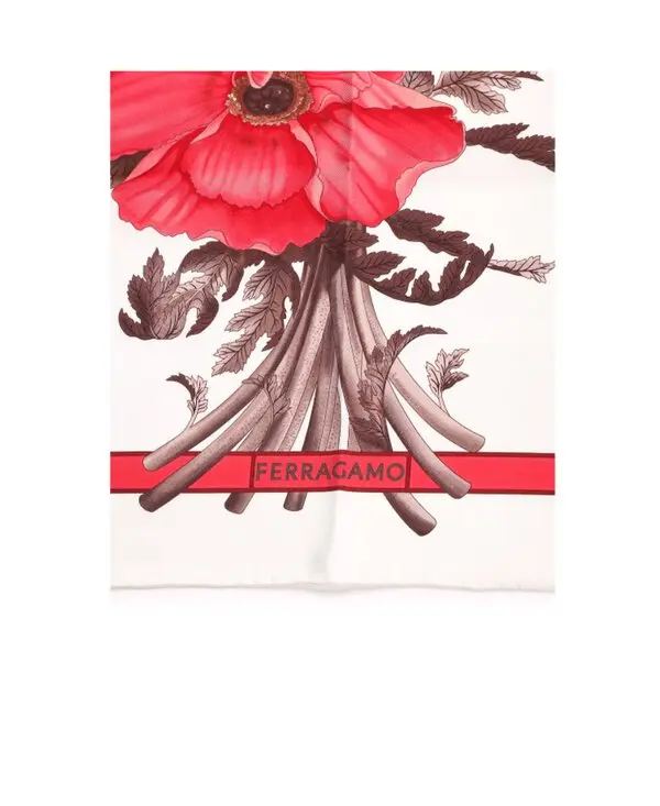 FERRAGAMO Pattern Silk Scarf