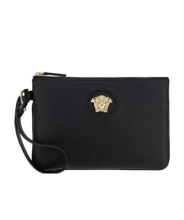 Versace Medusa Logo Plaque Pouch