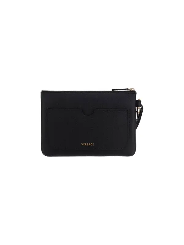 Versace Medusa Logo Plaque Pouch