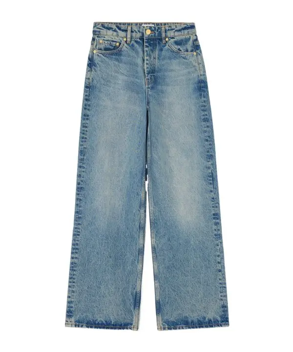 GANNI Boyfriend Jeans In Tinted Denim