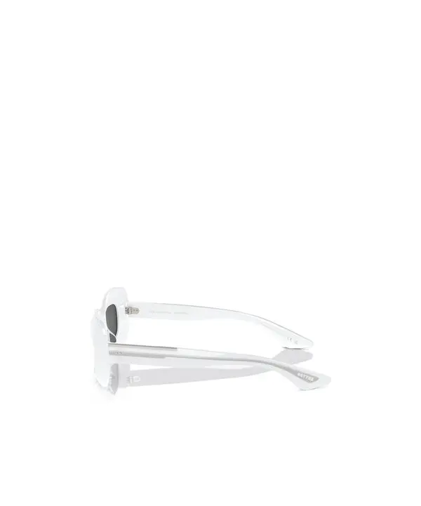 Oliver Spencer 1966c Rectangle Frame Sunglasses - White