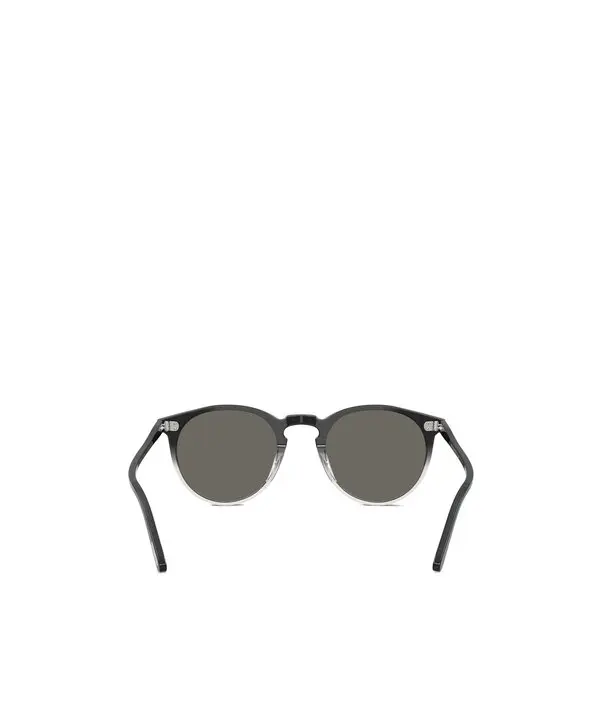 Oliver Spencer Oval Frame Sunglasses - Ink Gradient