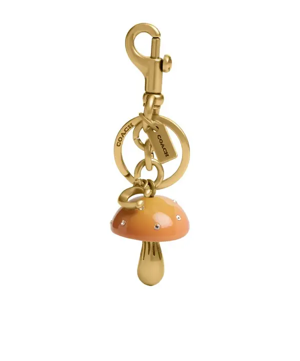 COACH Mushroom Charm With Removable Key Ring - Nude