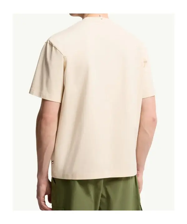 Moncler Embroidered Botanical Motif T-shirt