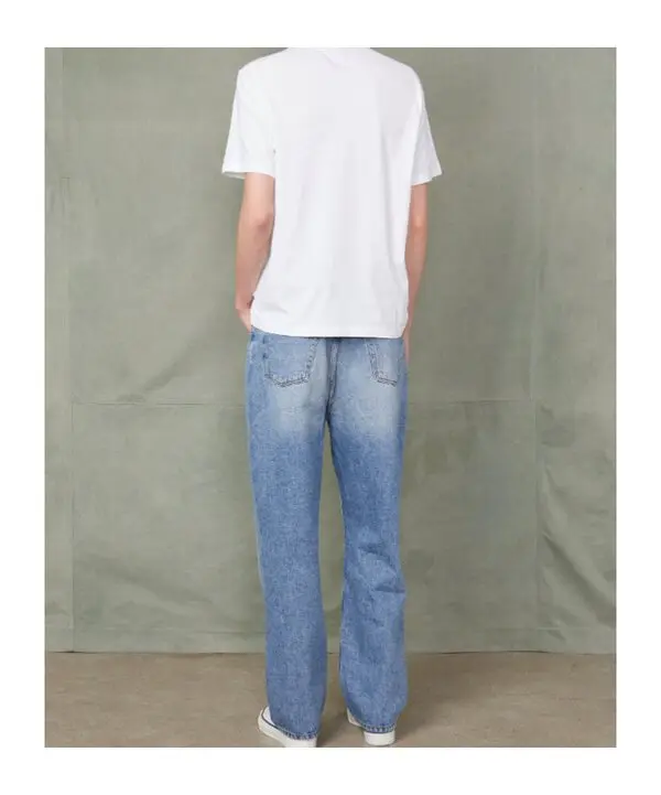 Officine Générale Straight Leg Vintage Denim Jeans