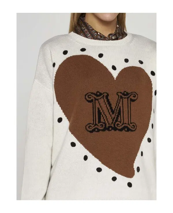 Max Mara Long-sleeved Knitted Sweater
