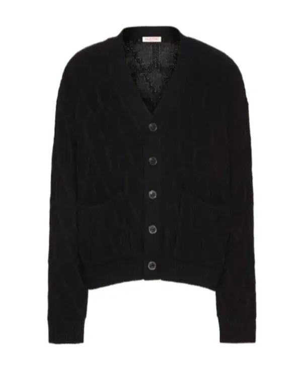 Valentino Garavani Toile Iconographe Buttoned Cardigan