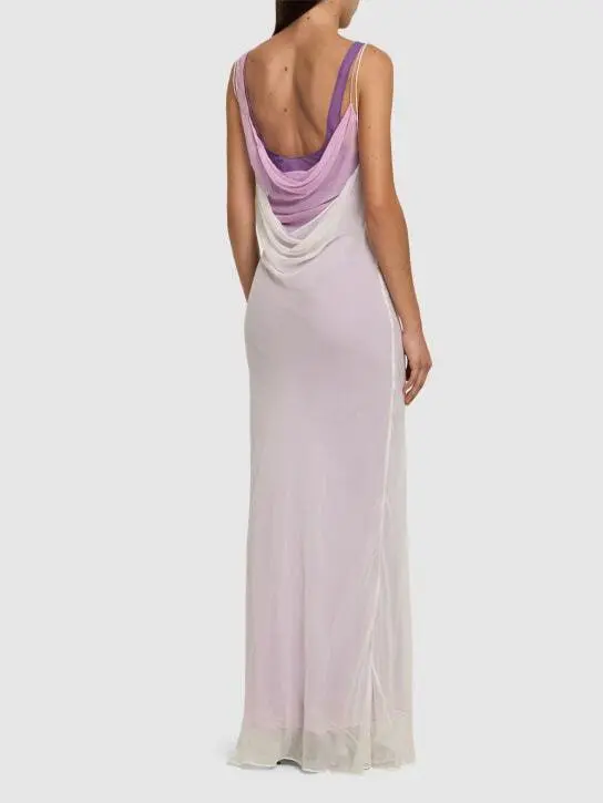 Christopher Esber Sleeveless Graduated Maxi Dress