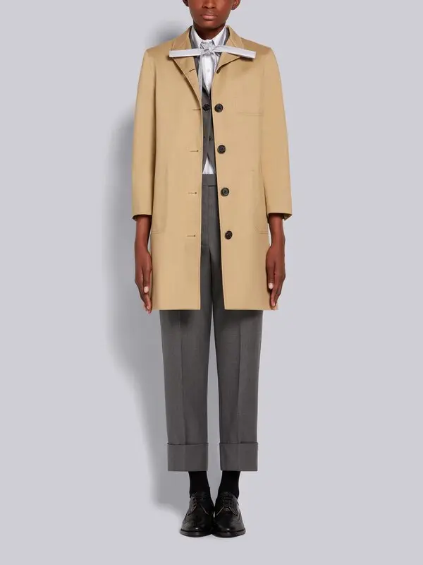 Thom Browne Single-breasted Midi Coat