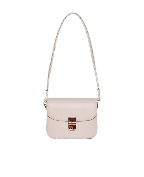 A.p.c. Grace Logo Printed Small Shoulder Bag