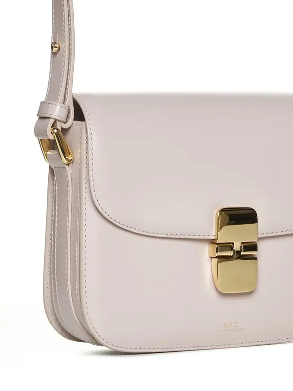 A.p.c. Grace Logo Printed Small Shoulder Bag