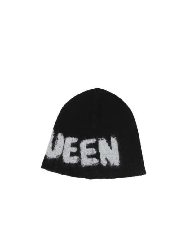 Alexander McQueen Logo Intarsia Knitted Beanie