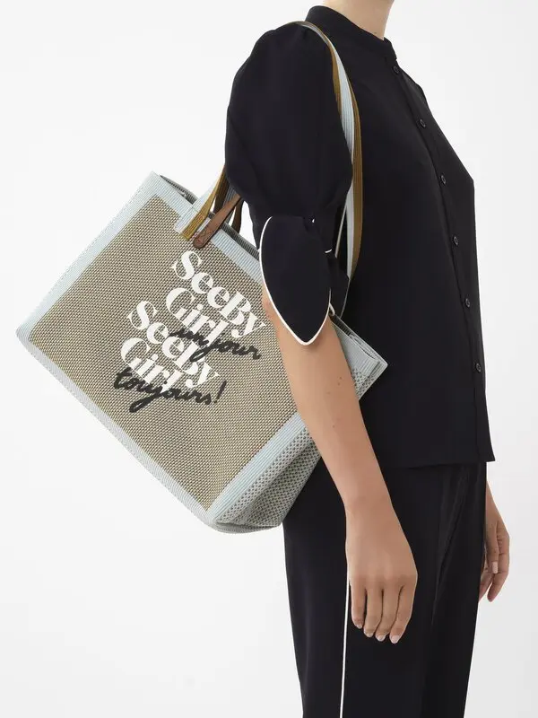 See By Chloé Logo Tote Bag