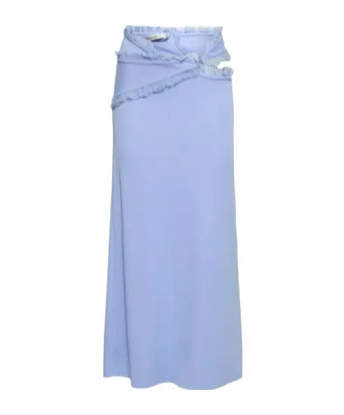 Christopher Esber Ruffle Trim Lace Skirt