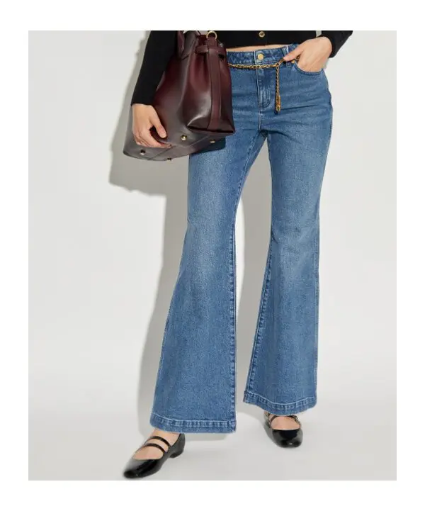 Michael Kors Chain-embellished Flare Jeans