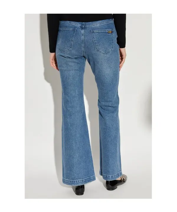 Michael Kors Chain-embellished Flare Jeans