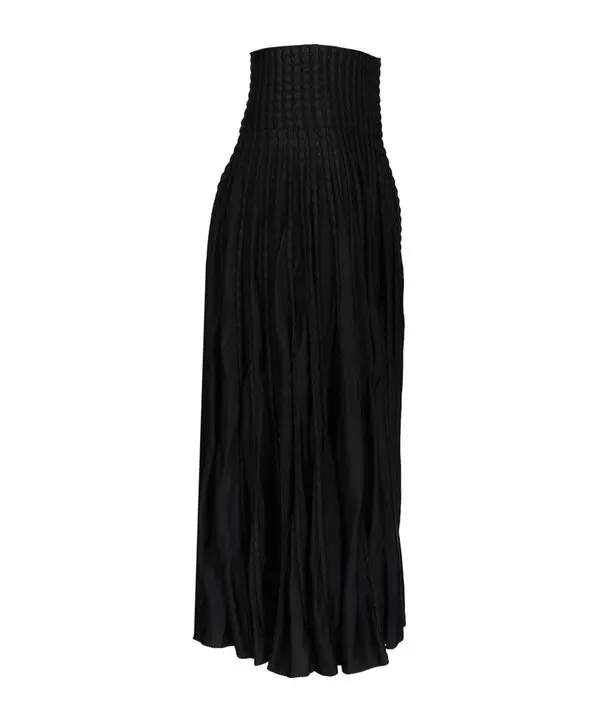 Alaïa Textured Knit Skirt