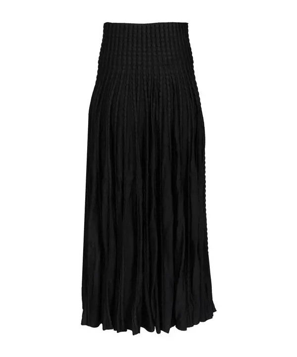 Alaïa Textured Knit Skirt