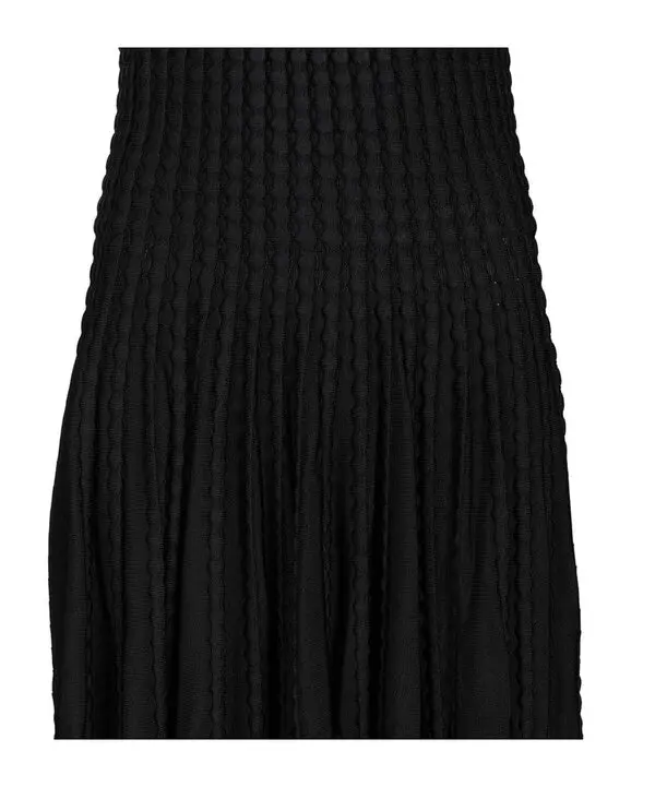 Alaïa Textured Knit Skirt