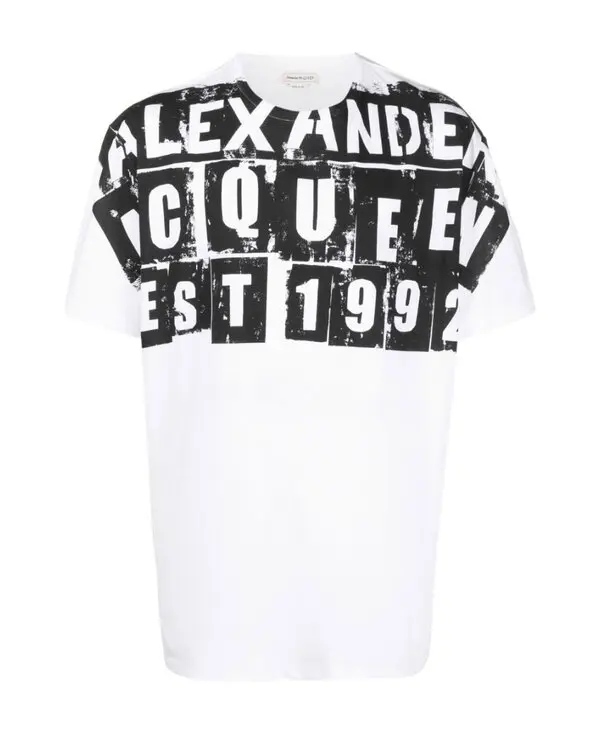 Alexander McQueen Logo Printed Crewneck T-shirt