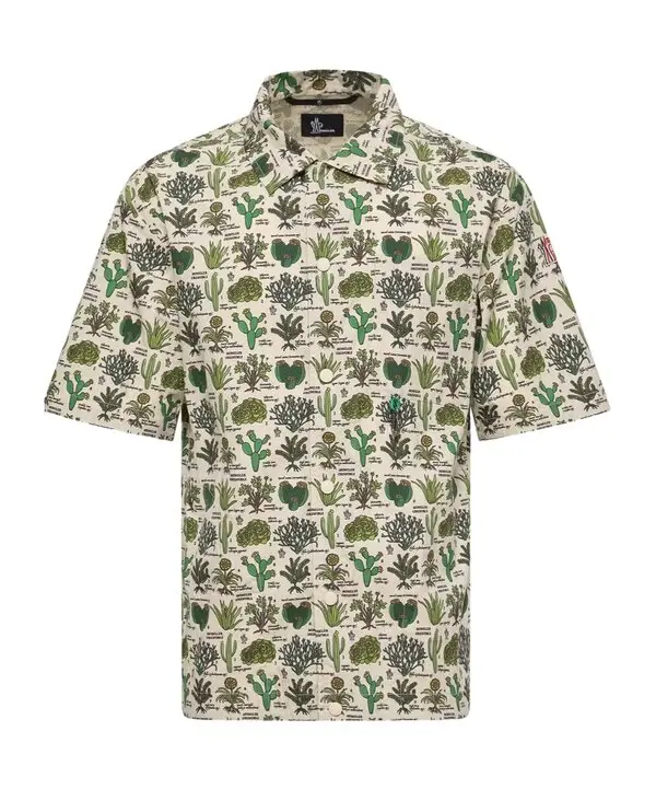 Moncler Day Namic Botanical Print Shirt