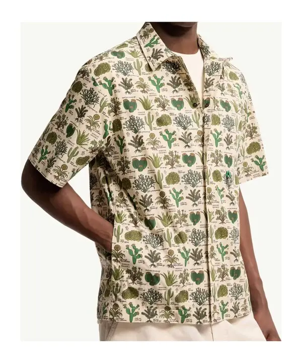 Moncler Day Namic Botanical Print Shirt