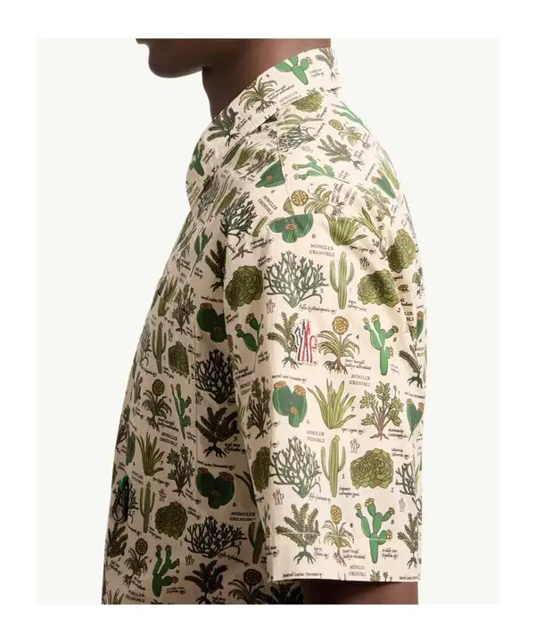Moncler Day Namic Botanical Print Shirt