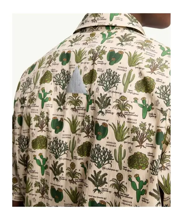 Moncler Day Namic Botanical Print Shirt