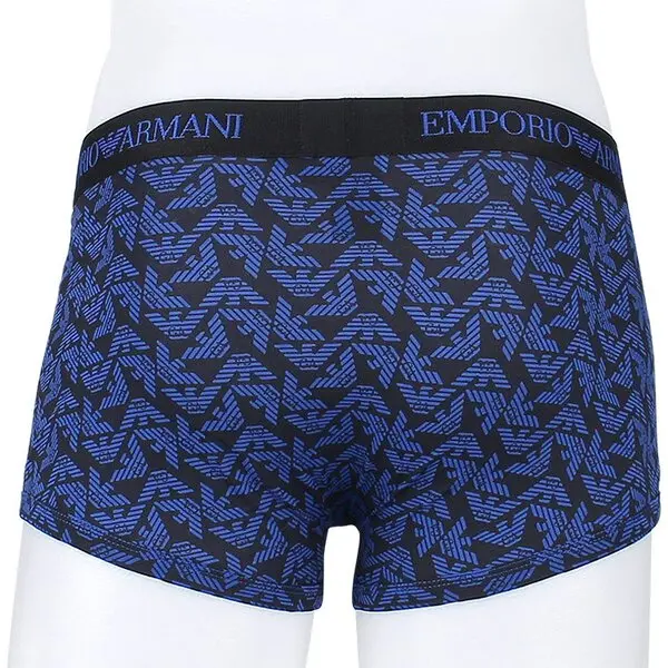 Emporio Armani Three-piece Set Of Logo Underwear - Blue