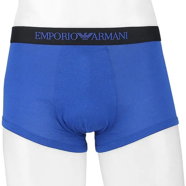 Emporio Armani Three-piece Set Of Logo Underwear - Blue