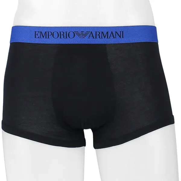 Emporio Armani Three-piece Set Of Logo Underwear - Blue