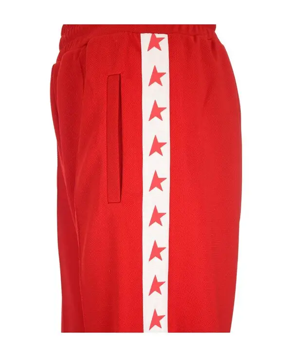 GOLDEN GOOSE Star Tape Trackpants - Red