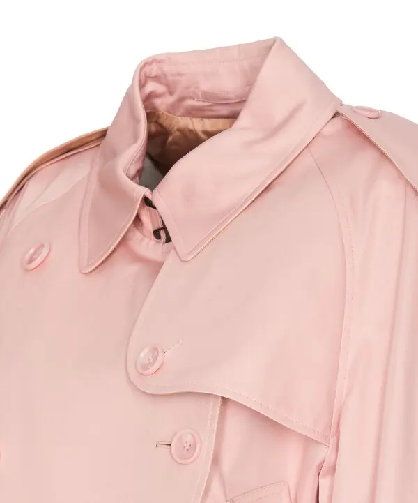 Burberry Gabardine Cropped Trench Coat