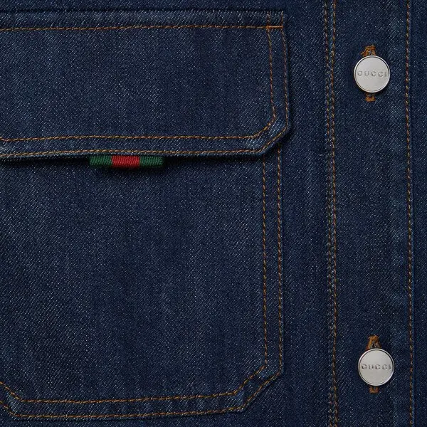 Gucci Relaxed Fit Denim Shirt