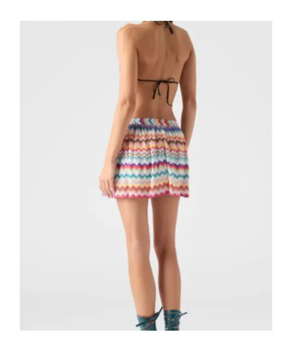 Missoni Pixelated Zigzag Motif Shorts - Multicoloured