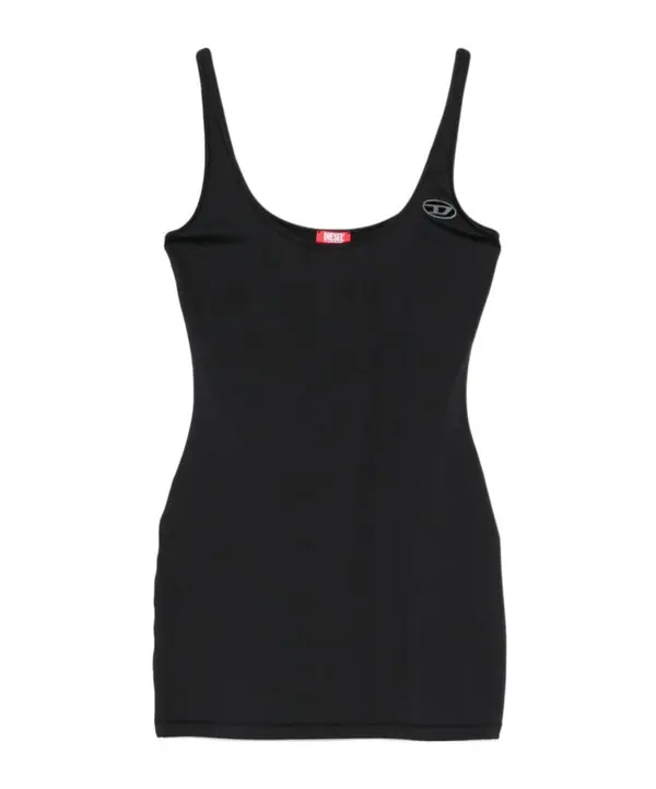 DIESEL® Stretch Slip Dress With Cut-out Detailing - Black
