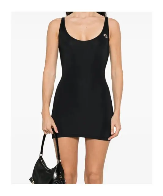 DIESEL® Stretch Slip Dress With Cut-out Detailing