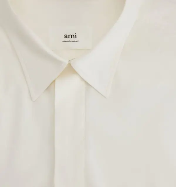 AMI Paris Long-sleeved Shirt Dress
