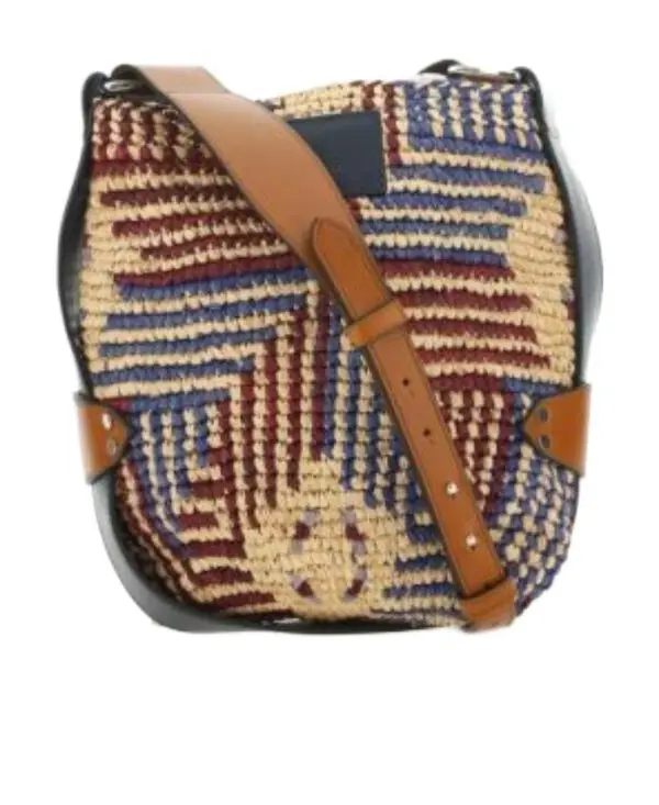 Isabel Marant Étoile Bayia Raffia Shoulder Bag