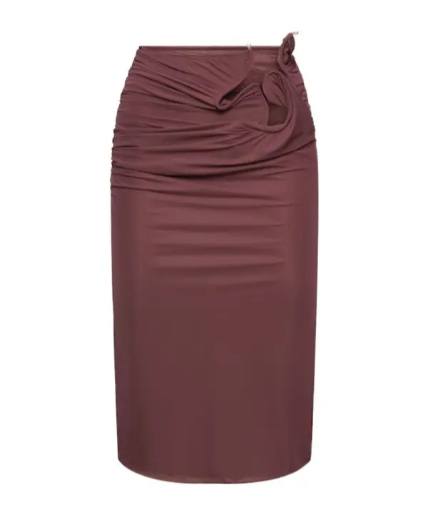 Christopher Esber Perspective Knitted Midi Skirt