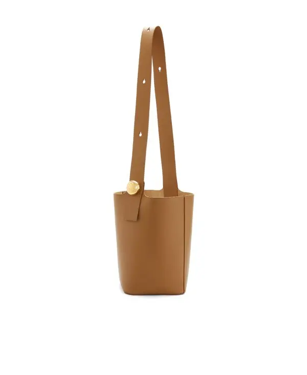 Loewe Medium Pebble Bucket Bag - Brown
