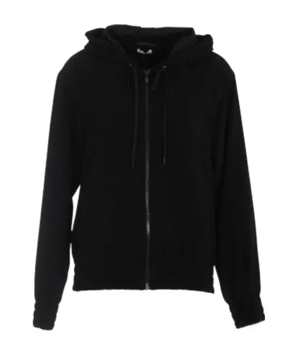 Miu Miu Logo Patch Cotton Hoodie