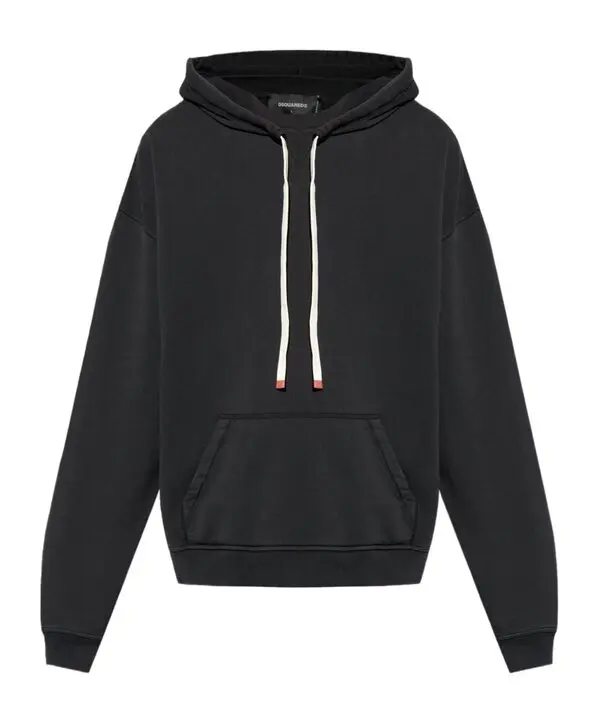 Dsquared2 Relaxed Fit Logo Drawstring Hoodie