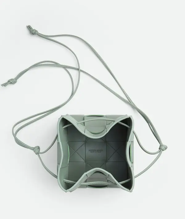 Bottega Veneta Cassette Small Shoulder Bag - Gray