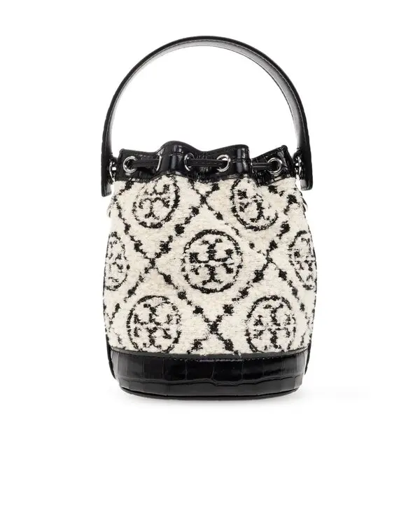 Tory Burch Mini Bouclé Bucket Bag