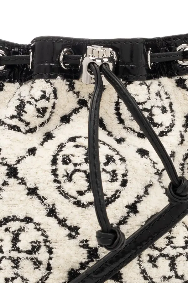 Tory Burch Mini Bouclé Bucket Bag