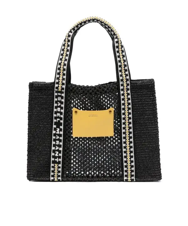 Isabel Marant Étoile Knitted Handbag With Patterned Embroidery