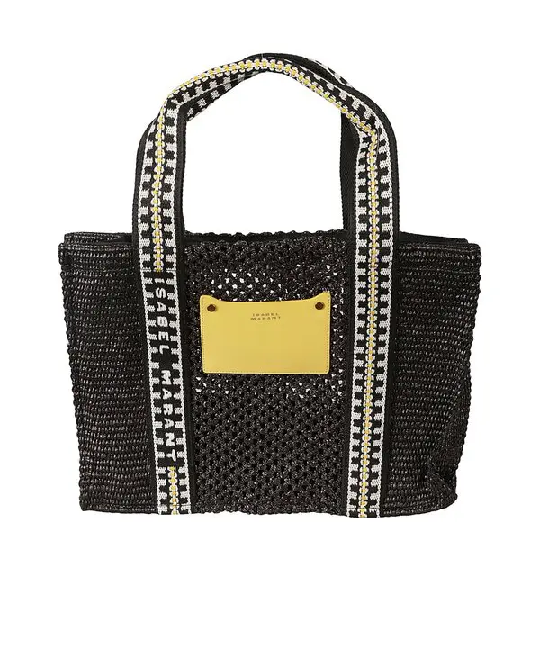 Isabel Marant Étoile Knitted Handbag With Patterned Embroidery