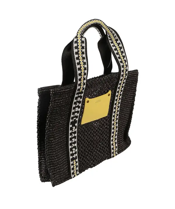 Isabel Marant Étoile Knitted Handbag With Patterned Embroidery