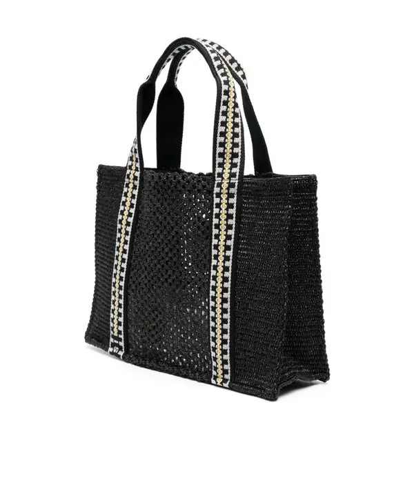 Isabel Marant Étoile Knitted Handbag With Patterned Embroidery